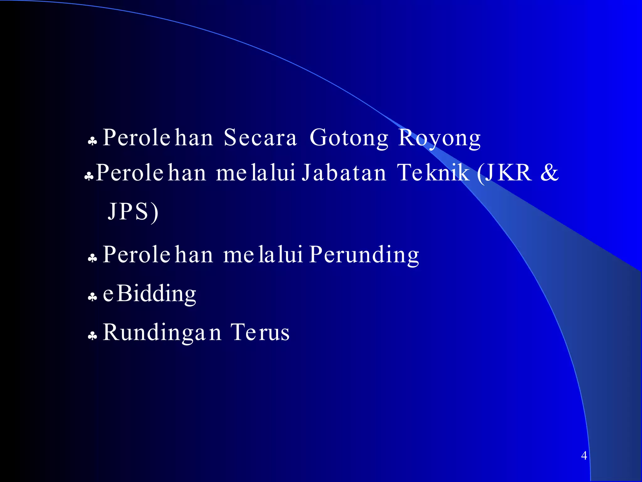 Perolehan kerajaan | PPTX