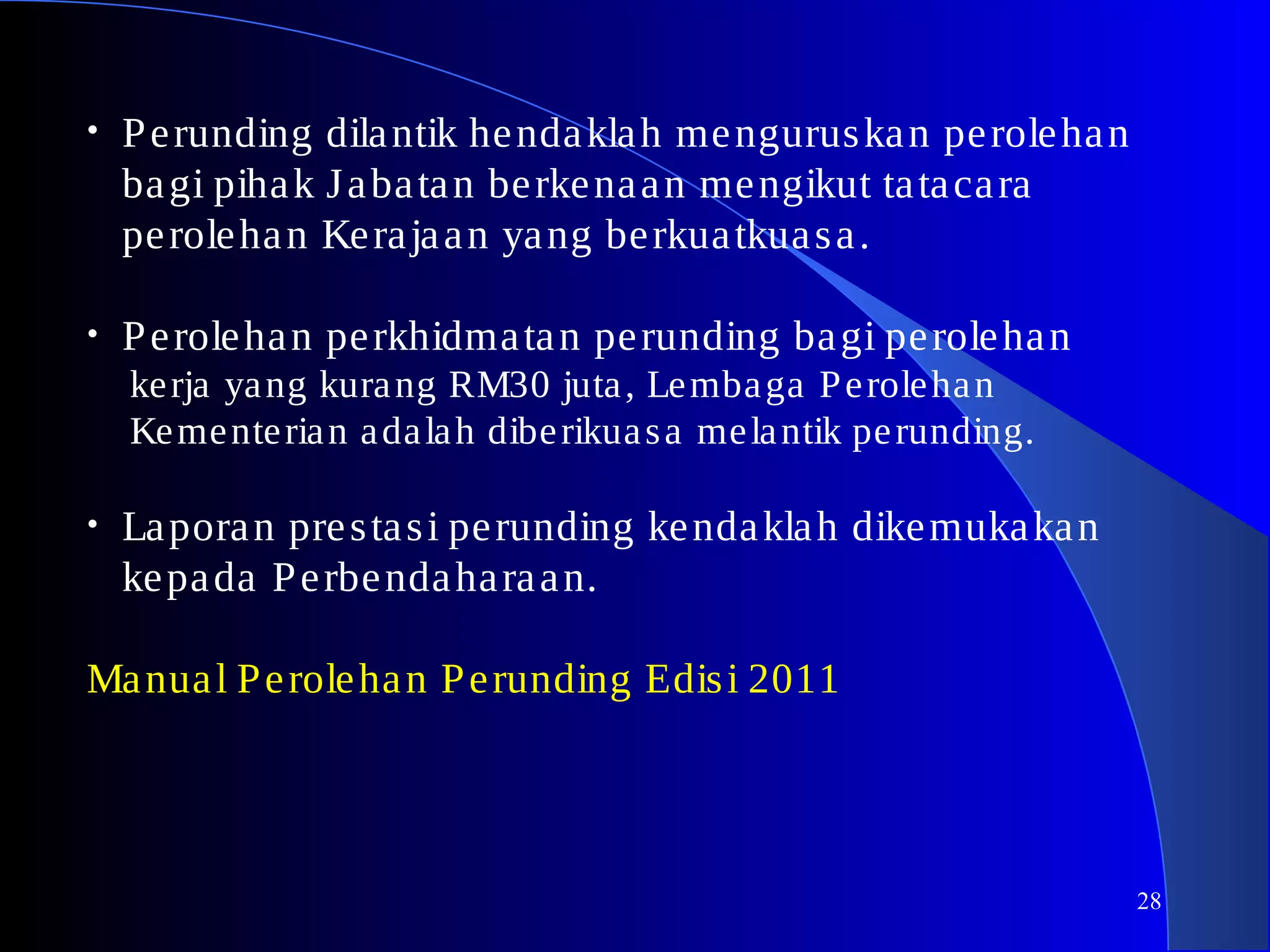 Pengurusan Perolehan Kerajaan Tatacara Kaedah | PPT