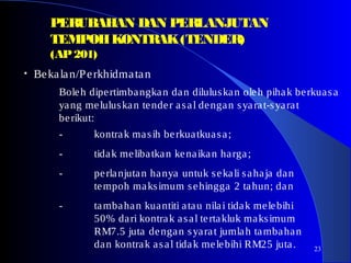 Pengurusan Perolehan Kerajaan Tatacara Kaedah | PPT