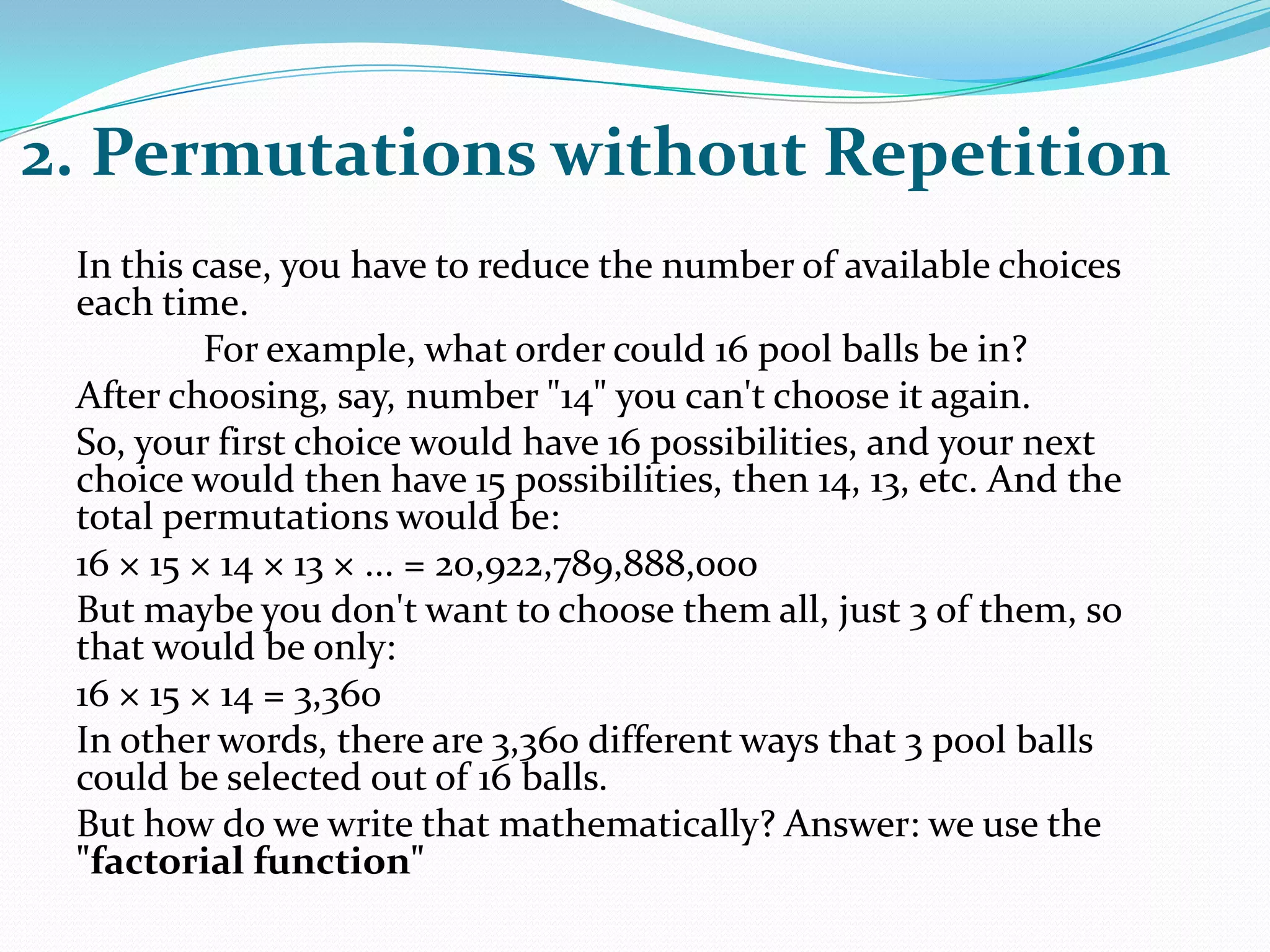 2 permutation @ combination | PPT