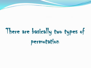 2 permutation @ combination | PPT