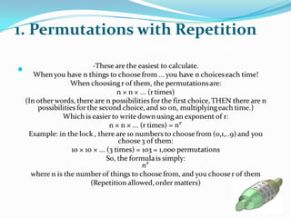 2 permutation @ combination | PPT