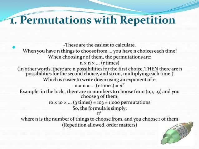 2 permutation @ combination | PPT
