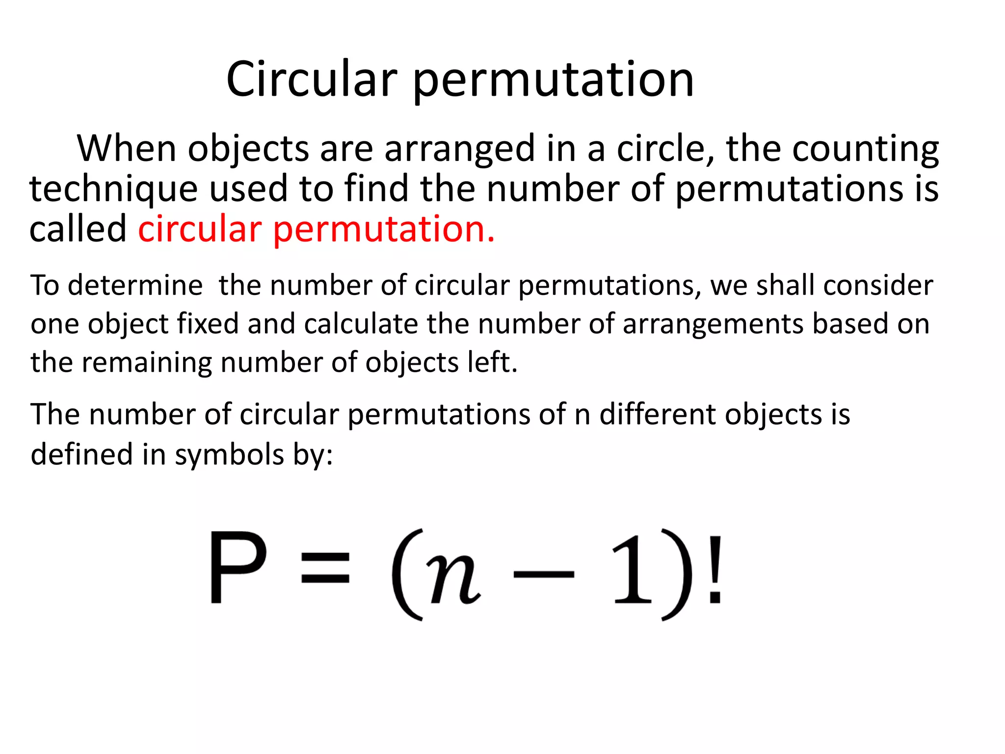 permutations power point | PDF