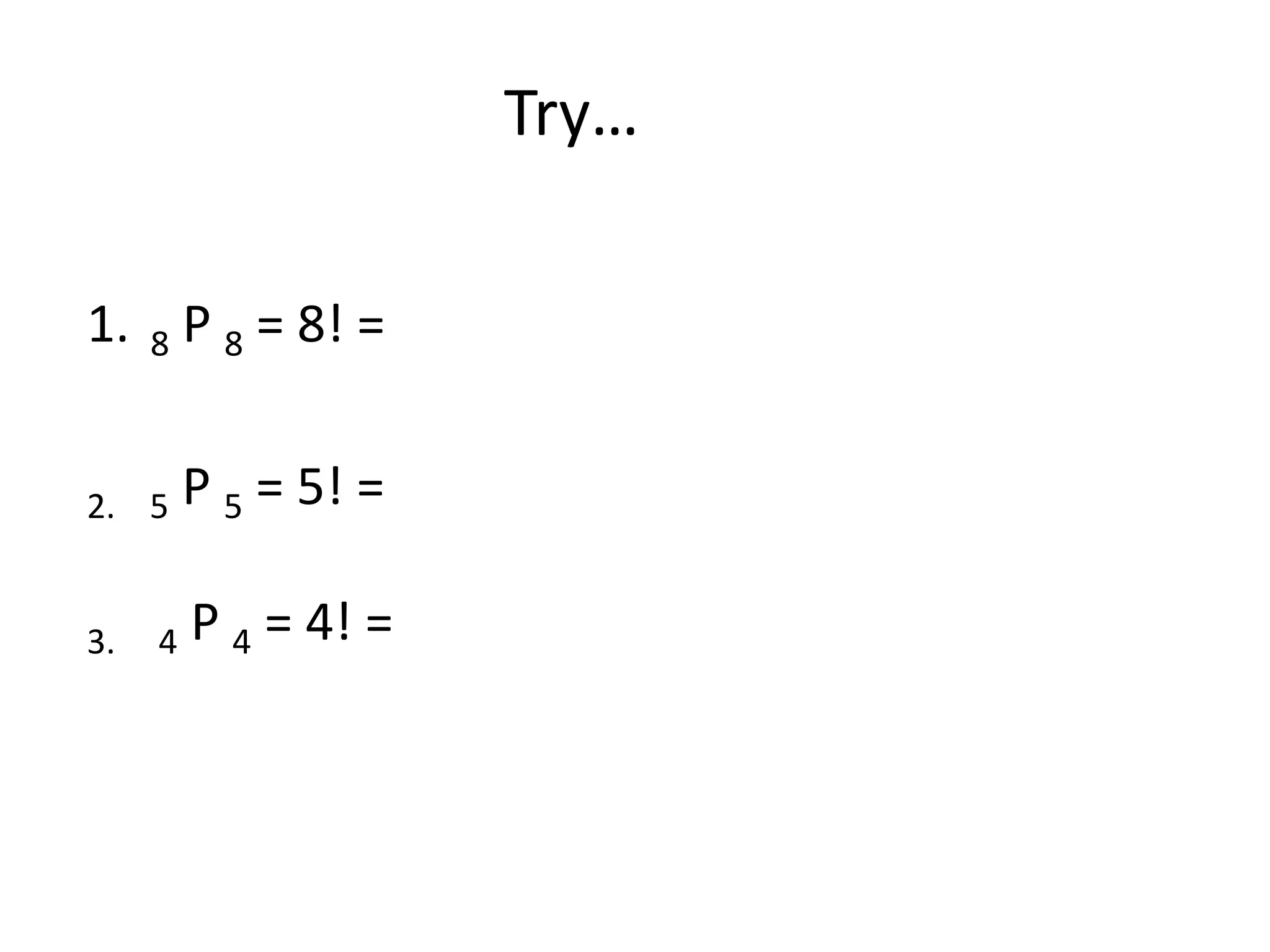 Permutations Power Point Pdf Programming Languages Computing