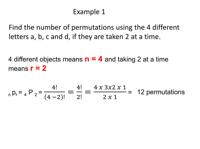 permutations power point