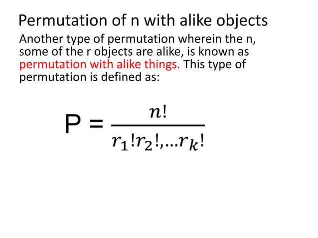 Permutations Power Point Pdf Programming Languages Computing