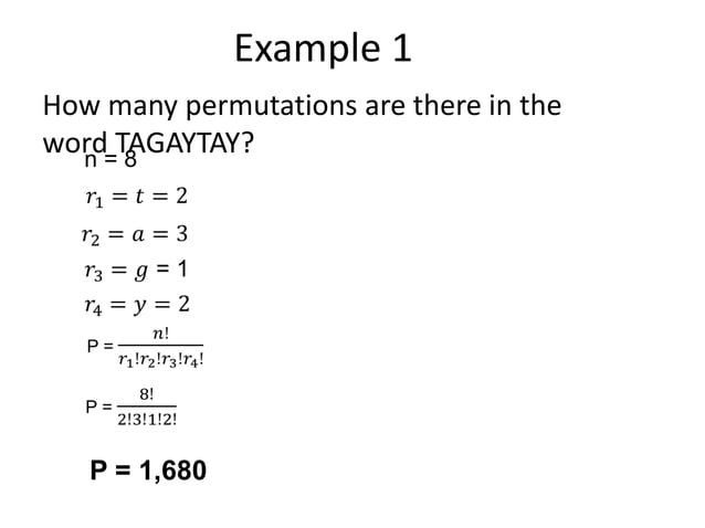 Permutations Power Point Pdf Programming Languages Computing