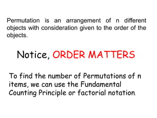 permutations power point | PDF
