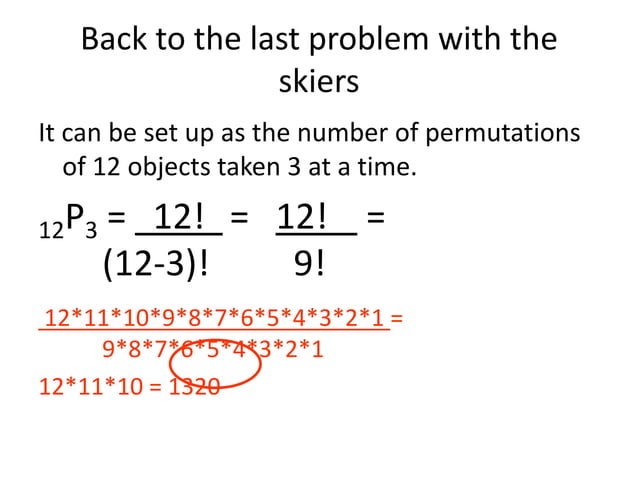 Permutations Power Point Pdf Programming Languages Computing