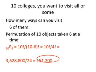 permutations power point | PDF
