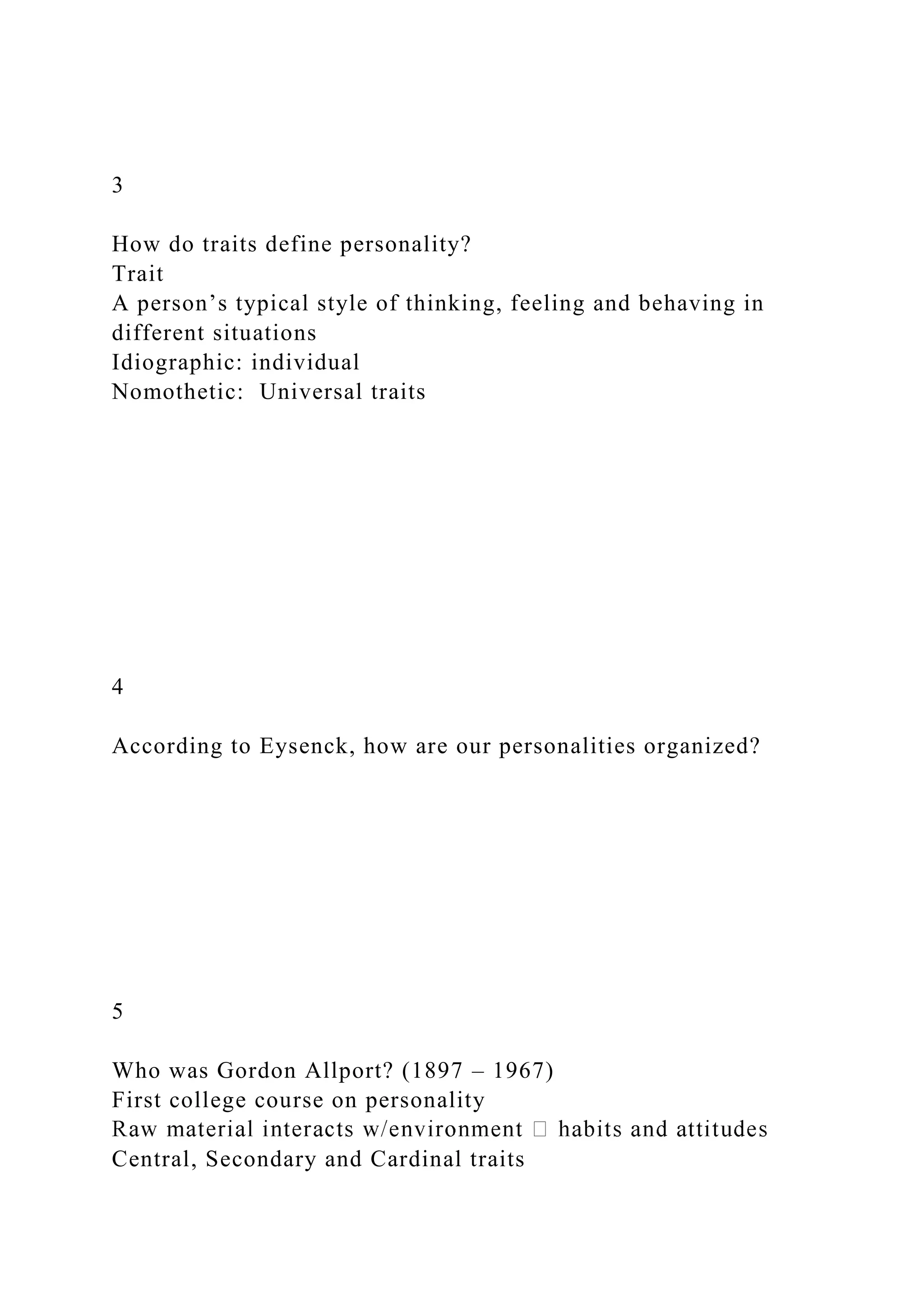 2 Personality TraitsPersonality Psychology Foundations and F.docx