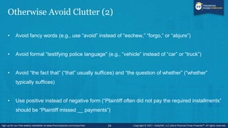 Style (Series: Persuasive Brief Writing) | PPT