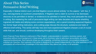 Style (Series: Persuasive Brief Writing) | PPT