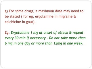 Prescription of Drugs to Patient | PPTX