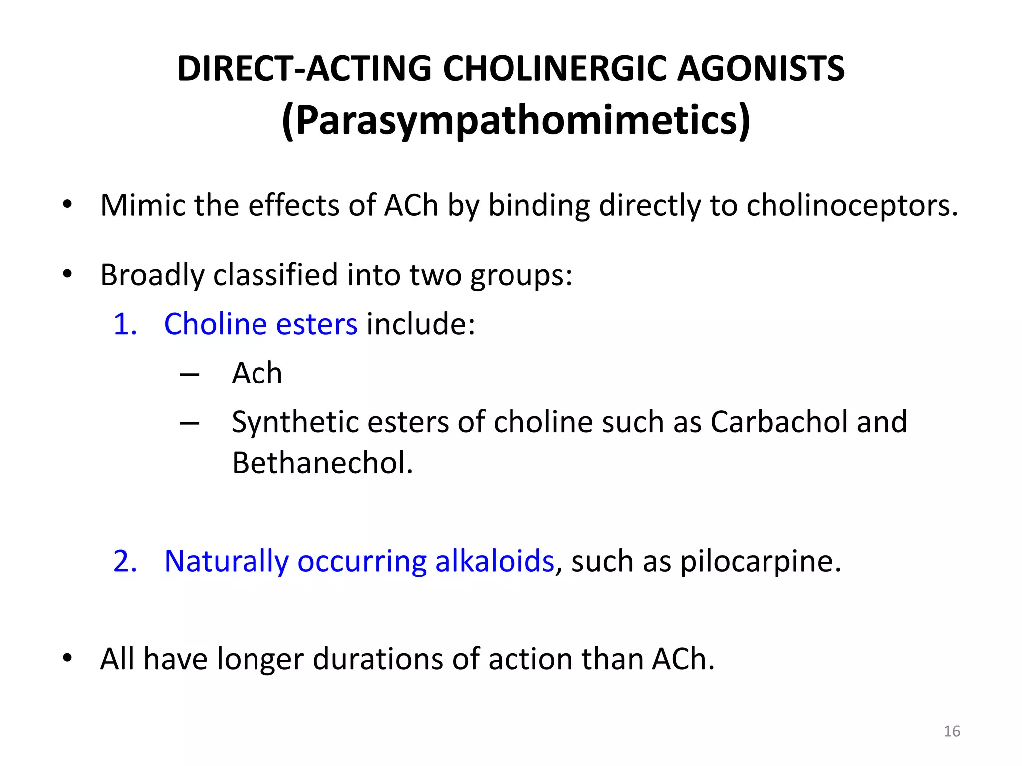2 Pharmacology I, intro ANS cholinergic drugs.pptx