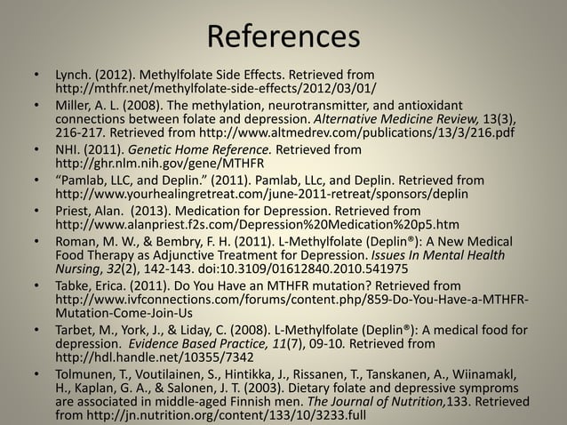 Capstone Presentation MTHFR | PPT