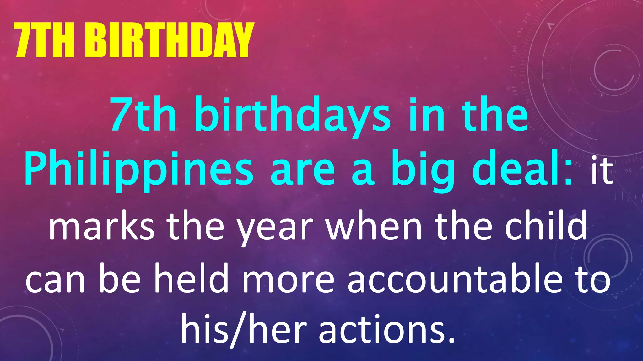 BIRTHDAYS in PHILIPPINES | PPTX