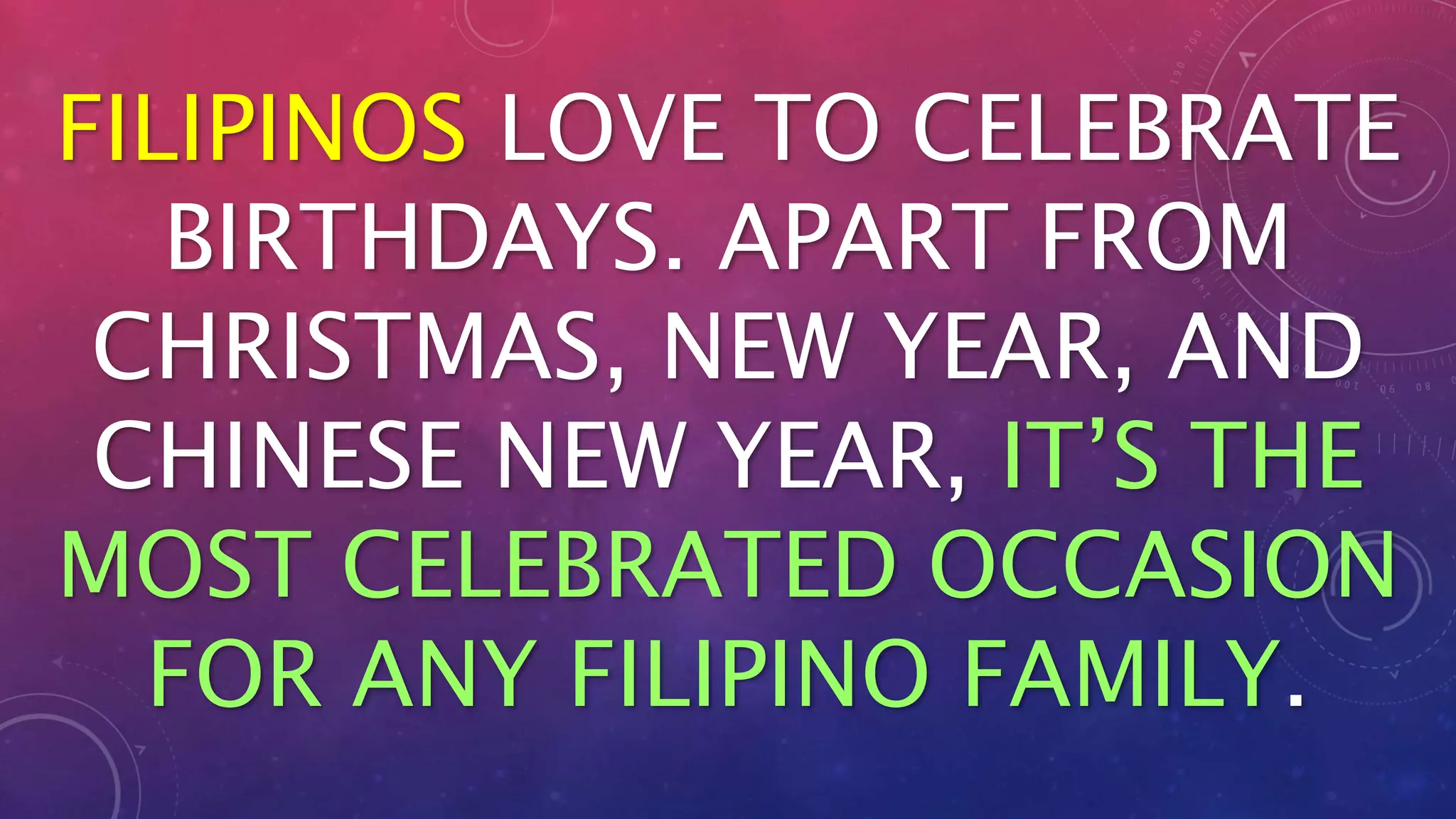 BIRTHDAYS in PHILIPPINES | PPTX