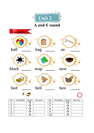 แผนการจัดการเรียนรู้ที่ 2 phonics a and e sound | PDF