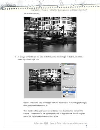 Adobe Photoshop Black and White Digital Photograph Conversion Using ...
