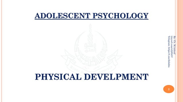 Unit-2 Physical Develpment | PPT