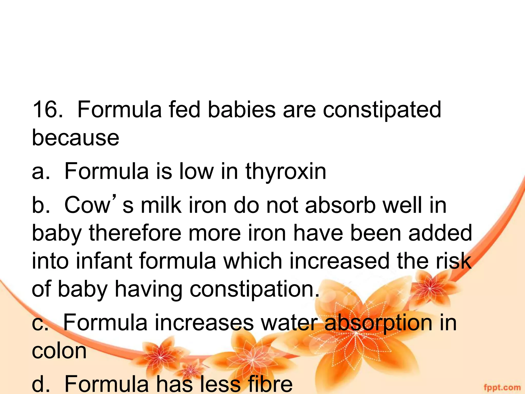 2 physiology and benefits of bf, risk of artificial feeding230113 | PPT