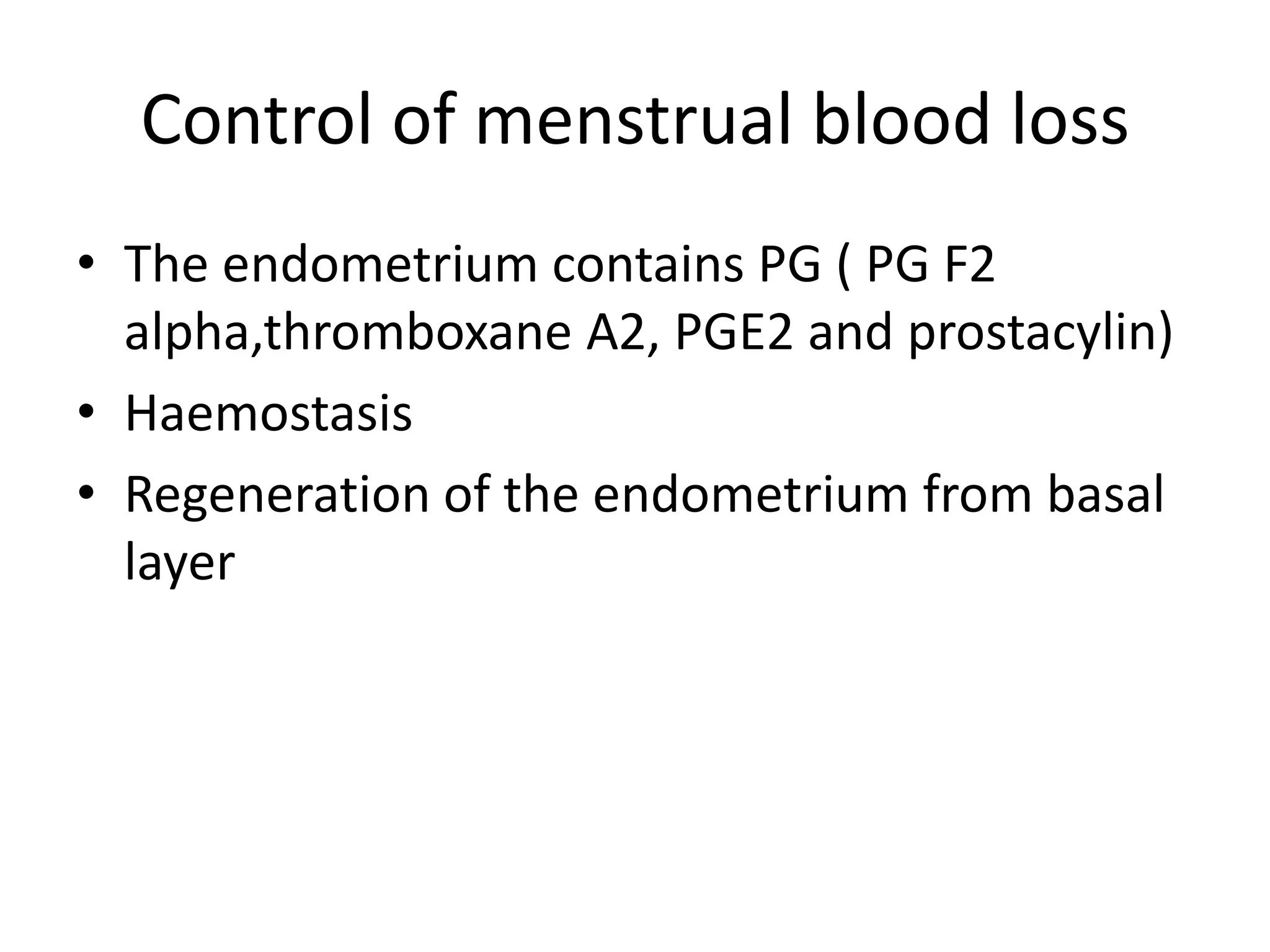 Physiology of menstruation | PPT