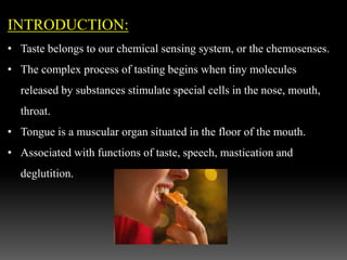 Physiology of taste | PPTX