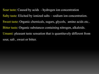 Physiology of taste | PPTX