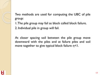 2_Pile foundation_GroupAction soil mechanics | PDF