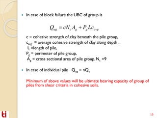2_Pile foundation_GroupAction soil mechanics | PDF