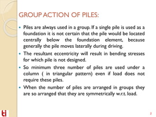 2_Pile foundation_GroupAction soil mechanics | PDF