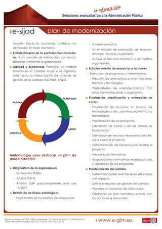 Plan Modernización | PDF