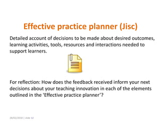 2 planning effective practice | PPTX