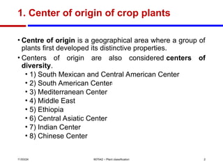 2 Plant classification of plant technology | PPT