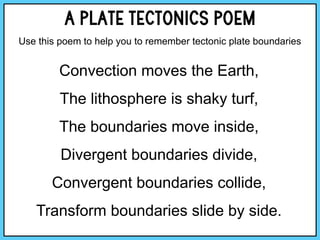 Plate Tectonics Presentation for HS science | PPTX