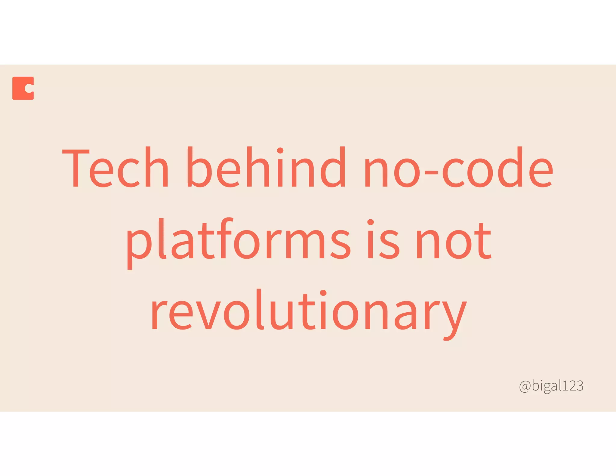 Building no-code tools and applications from spreadsheets - No Code Conf 2019 | PPT