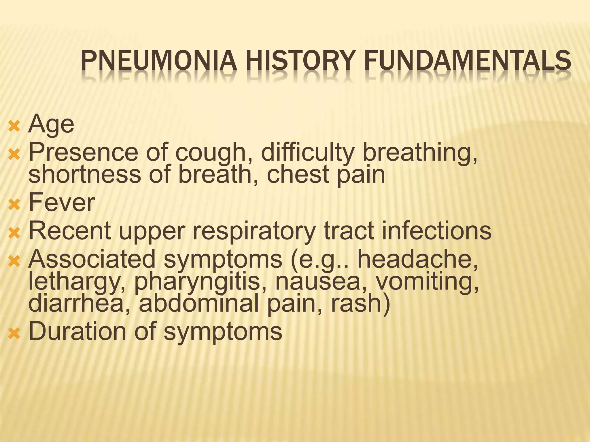 Pneumonia Pediatric | PPTX