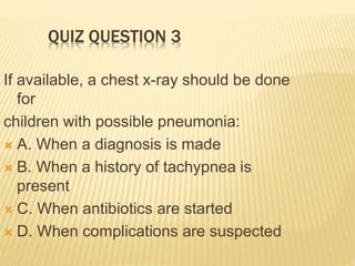 Pneumonia Pediatric | PPTX