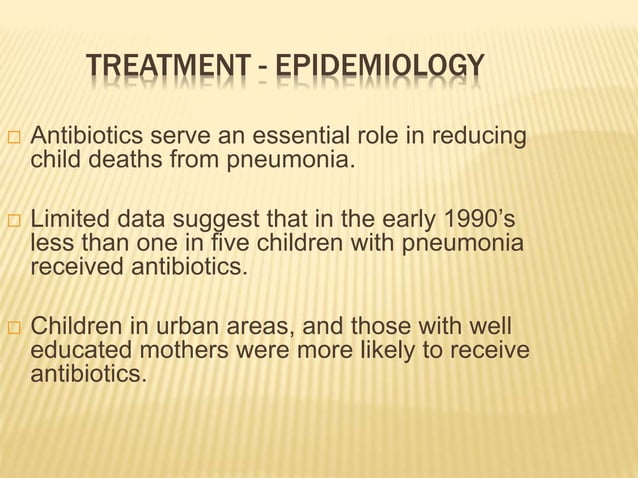 Pneumonia Pediatric | PPTX