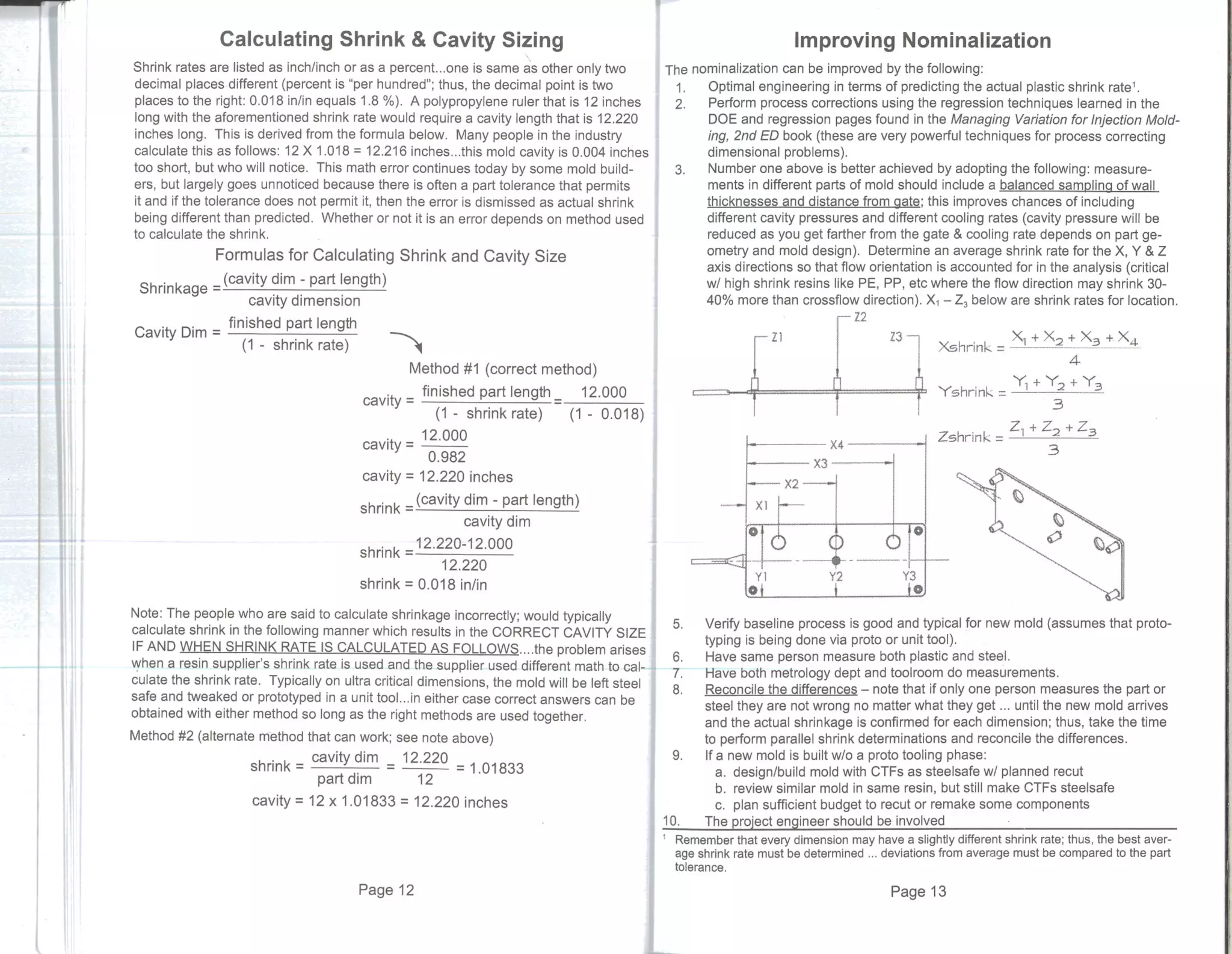 2 pocket injection mold engineering standards | PDF