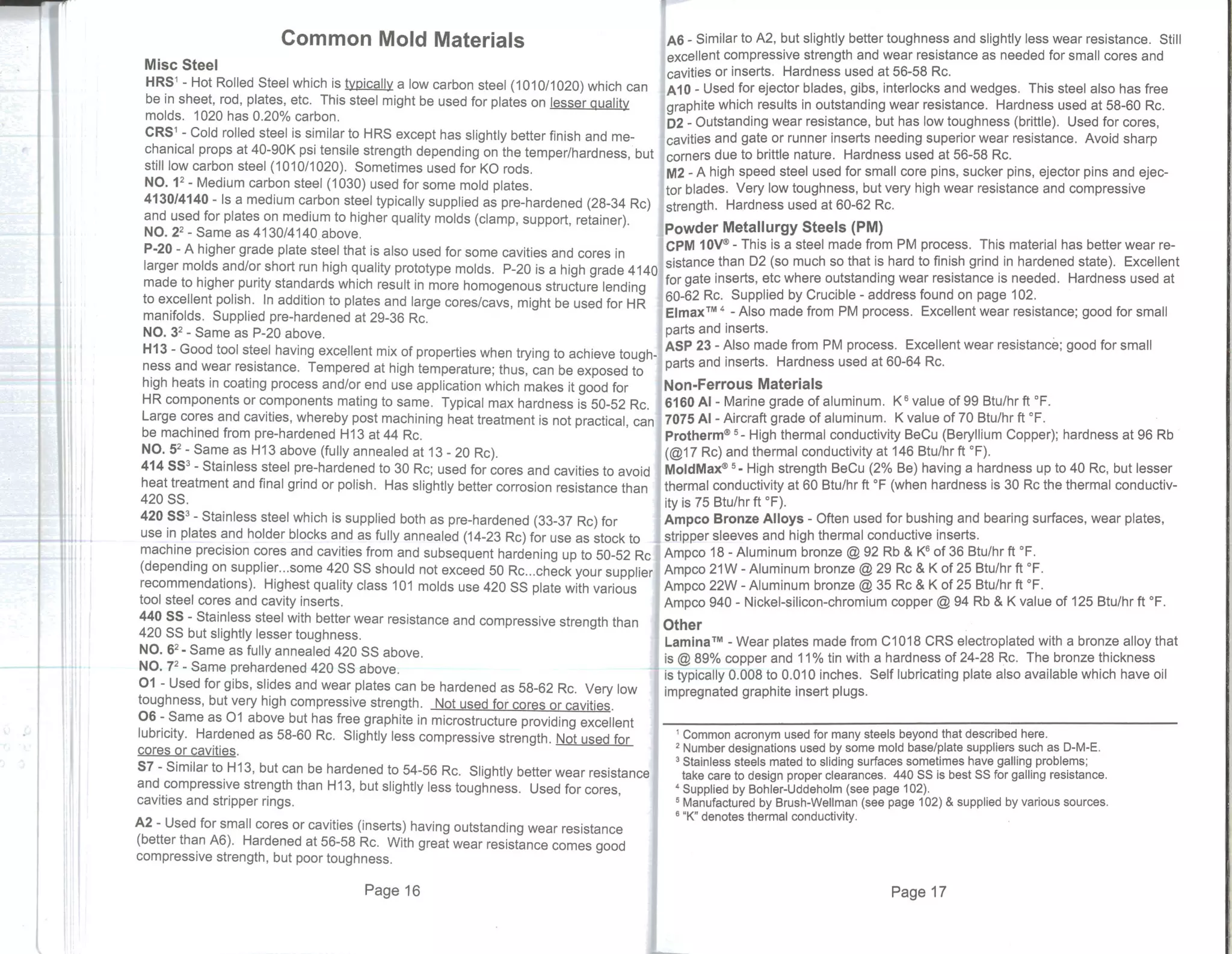 2 pocket injection mold engineering standards | PDF