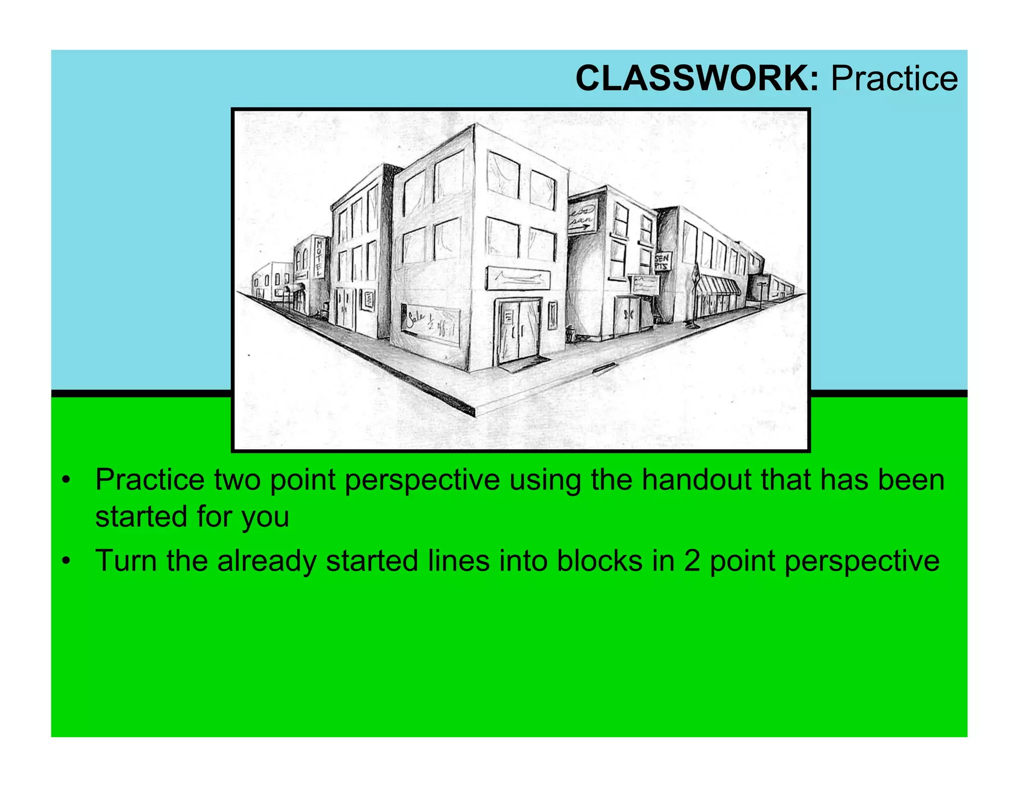 2 point perspective | PDF | 3-D Graphics | Computer Software and ...
