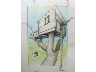 2 Point Perspective Tree House