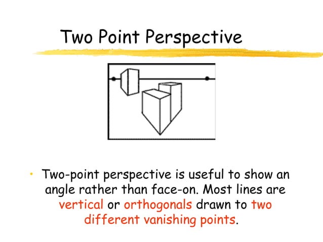 Basic 2 Point Perspective | PPT | Drawing and Sketching | Arts and Crafts
