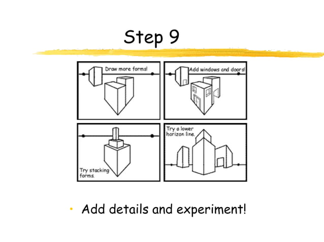 Basic 2 Point Perspective | PPT | Drawing and Sketching | Arts and Crafts