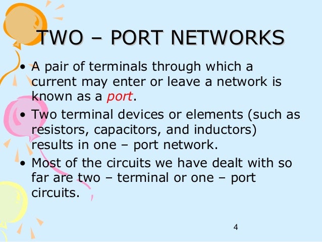 2 port network