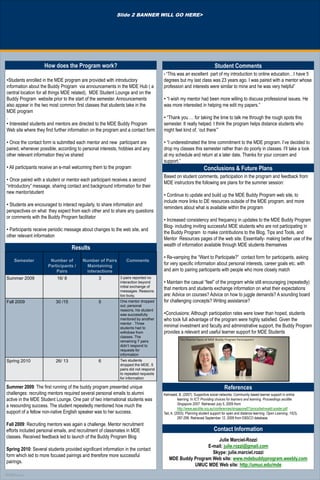 MDE Buddy Program | PDF