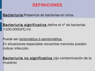 (2013-10-24) Infecciones del tracto urinario (ppt) | PPT